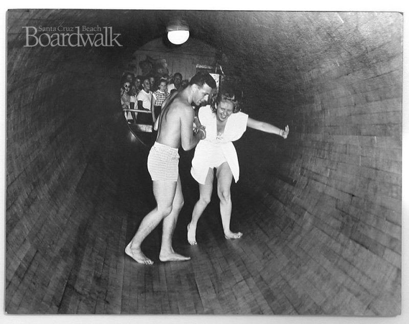 Boardwalk's Fun House - Santa Cruz Beach Boardwalk Amusement Park